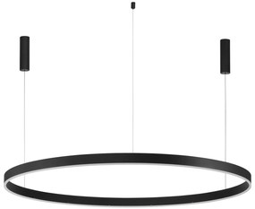LED lustr Motif 150 černé stmívatelné