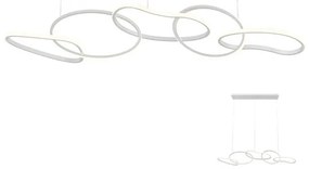 Redo Závěsné LED svítidlo Bias, délka 150cm Barva: Bílá
