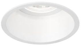 Wever & ducré kulaté zapuštěné stropní svítidlo deeper ceiling rec 1.0 led 1800-3000k w tree bílá matná