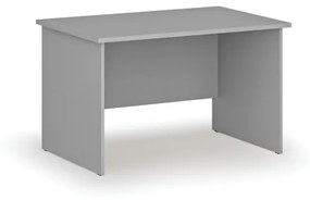 Kancelářský psací stůl rovný PRIMO GRAY, 1200 x 800 mm, šedá