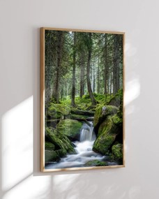 Oboustranný plakát Lesní Vodopád / Lesní Lávka | 30 x 42 cm | DP351321