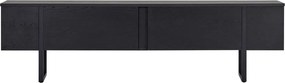 Černý TV stolek 180x50x30 cm Onera – Kalune Design