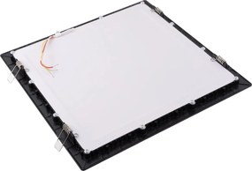 T-LED Černý vestavný LED panel hranatý 300 x 300mm 24W 24V CCT 102215
