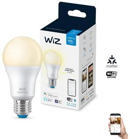 WiZ | LED Stmívatelná žárovka A60 E27/8W/230V 2700K CRI 90 Wi-Fi - WiZ | WI0001