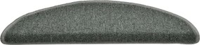 Schodové rohože 30 ks 56 x 17 x 3 cm tmavě zelené půlkulaté 3365741