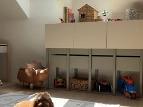 Úložná komoda nejen do dětského pokoje TWEENS eukalyptová