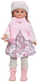 Luxusní dětská panenka-holčička Berbesa Tamara 40cm Růžová