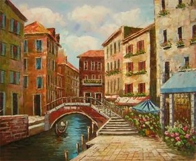 Ulička Benátek - 60 x 90 cm