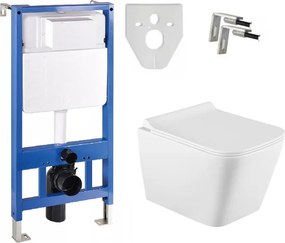 Závěsný set Mexen Fenix + WC TEO Rimless 51 x 35 cm + pomalu padající deska Slim, 60100 + 30850700