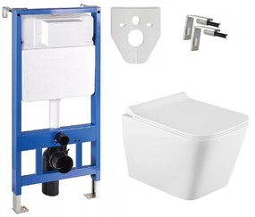 Závěsný set Mexen Fenix + WC TEO Rimless 51 x 35 cm + pomalu padající deska Slim, 60100 + 30850700
