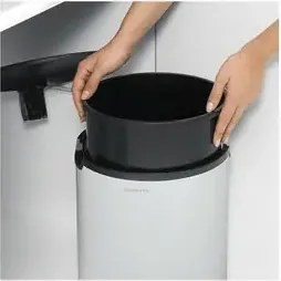 Brabantia Vestavný koš 15L bílá / 29.3 x 34.7 x 30 cm