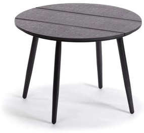 Texim Černý zahradní stolek Lounge