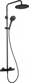 DEANTE JASMIN NAC_N4GT Sprchový set s termostatickou sprchovou baterií, černá - Deante