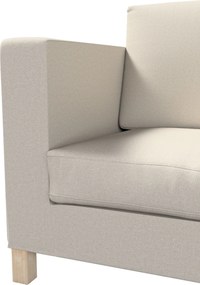 Potah na pohovku IKEA  Karlanda 3-místná nerozkládací, krátký barva šedá látka pletený vzor