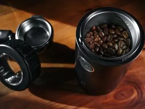 Lafe GrindMaster černá / Mlýnek na kávu / 150 W / zásobník 50 g / nere