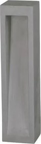 NV 9540208 Venkovní sloupkové svítidlo BARCO šedý beton skleněný difuzor LED 6W 3000K 120-230V IP65 - NOVA LUCE