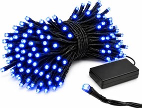 LED světelný řetěz 100 LED modrá