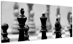 Šachovnice - obraz (100x40cm)