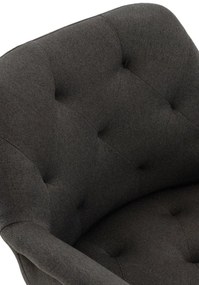 Bhm germany Jídelní židle Langford, textil, tmavě šedá