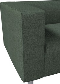 Potah na pohovku IKEA  Klippan 2-místná barva zelená látka pletený vzor