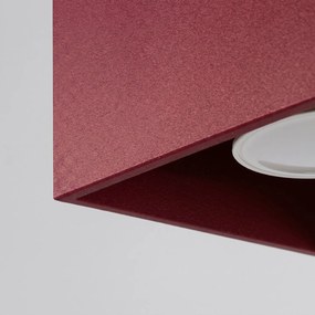 Sollux Lighting Stropní svítidlo QUAD 1 bordó