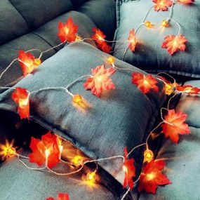 Alegría en Casa LED světelný řetěz - podzimní listí
