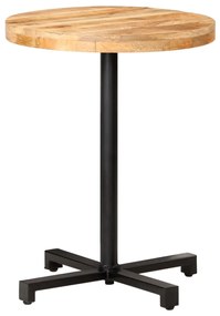 320265 vidaXL Bistro stůl kulatý Ø 60 x 75 cm hrubé mangovníkové dřevo