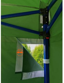 BRIMO Rozkládací stánek 2x3m - s 3 stěnami - Modrá E. Ocel