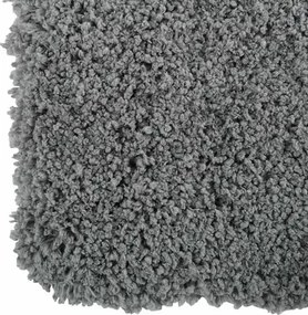 MSV MICROFIBER koupelnová předložka světle šedá 50 x 70 cm / mikrovlák