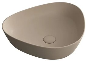 VitrA Nuo umyvadlo na desku plural 46,5x39,5 cm béžové bez přepadu 7812B474-0016