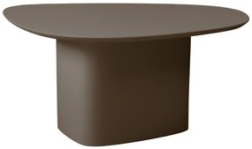 OnaDnes -20% Hnědý lakovaný konferenční stolek RAGABA CELLS 90 x 55 cm