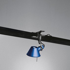 Artemide A010850 Tolomeo Micro pinza, modrá lampa s klipem, 1x46W E14, 20 cm
