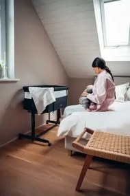 MoMi REVO tmavě šedá / Postýlka / do 9 kg
