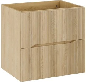 Závěsná skříňka pod umyvadlo Nordic Nature s deskou 60 cm dub cremona