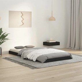 Rám postele černý 90 x 190 cm Single masivní borovice - Default Title