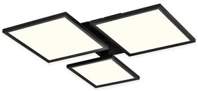 Top Light - LED Stmívatelný přisazený lustr MELED/50W/230V 3000-6500K černá + DO