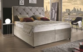 NEW DESIGN postele Boxspring postel PALLADIO s úložným prostorem, 180×200 cm Velikost postele: 180 × 200 cm