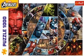 TREFL Puzzle Marvel Avengers: Hrdinové / 1000 dílků / 68,3 x 48 cm