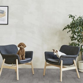 Gerflor, PVC podlaha - lino Flexar Nerok 1751 Timber Grey, na míru, šíře 2m,4m, šedá, bez podkladu, chodba / předsíň