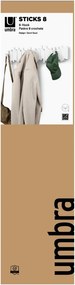 Bílý plastový nástěnný věšák 72 cm Sticks – Umbra