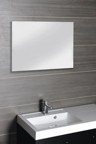 Aqualine, Zrcadlo 100x80cm, obdélník, bez uchycení, 22499