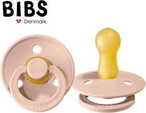 BIBS Dudlík Blush M – přírodní kaučuk pro miminka (6–12 měs.)