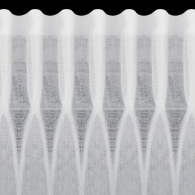 ZÁCLONA NA PÁSCE ARTEMIDA 400X160 CM BÍLÁ