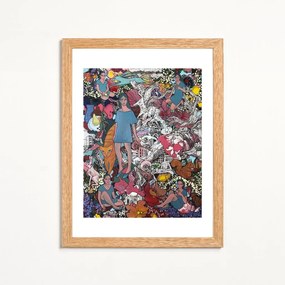 Yulia Novikova | Osvobození Rám: Černý, Velikost: 40 x 30 cm