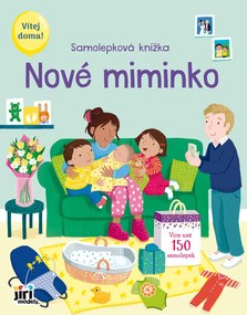 JIRI MODELS Samolepková knížka Nové miminko 150 samolepek 9