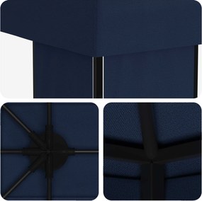 Zahradní altán 6 x 3 m Modrá Polyester a ocel 190 gsm 3376013