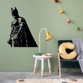 Živá Zeď Samolepka na zeď Silueta Batmana Barva: černá