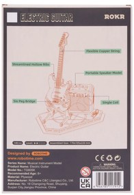RoboTime 3D dřevěná skládačka Elektrická kytara