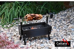 Cattara Gril BARBECUE 60 cm s motorem 230V, 82 x 65 x 34 cm