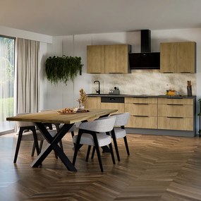 CREMONA ac | horní regál 30 G-72 ZAK zakončovací s policemi | 30 cm | UNI provedení | antracit